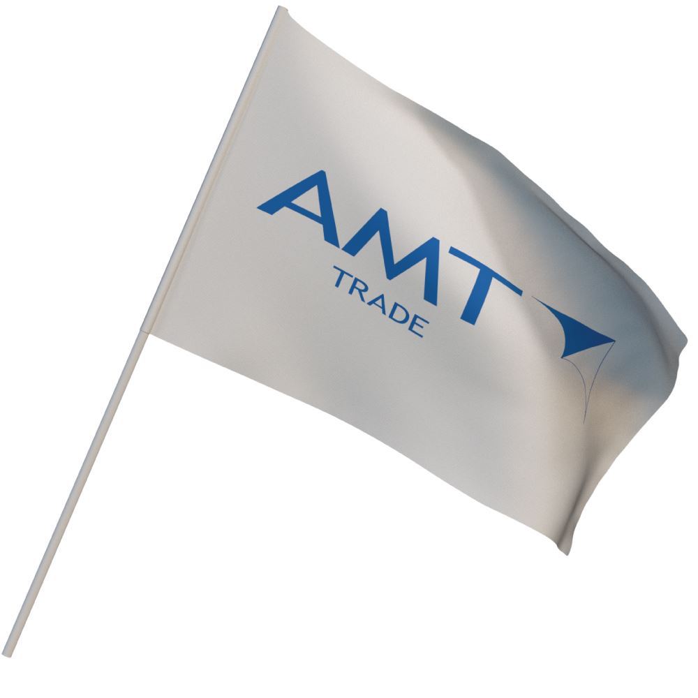 AMT Trade. Hand Waving Flags
