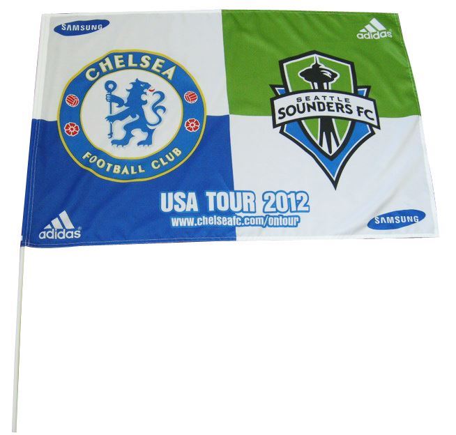 AMT Trade. Hand Waving Flags